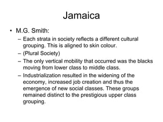 CAPE Sociology Social stratification in_caribbean | PPTX