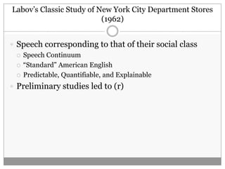 Social Stratification Of (R) In New | PPTX