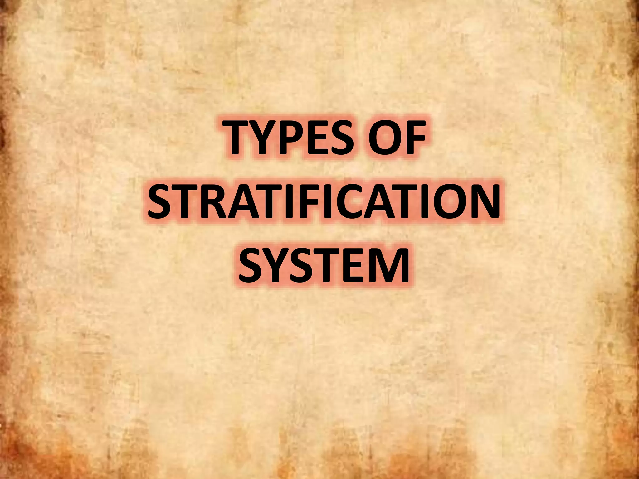 SOCIAL STRATIFICATION | PPTX
