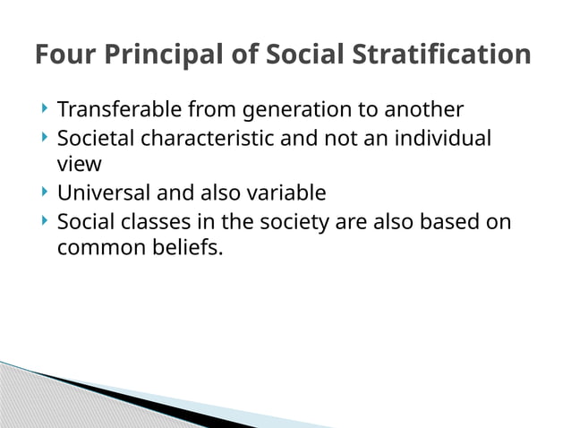 Social Stratification..................... | PPTX