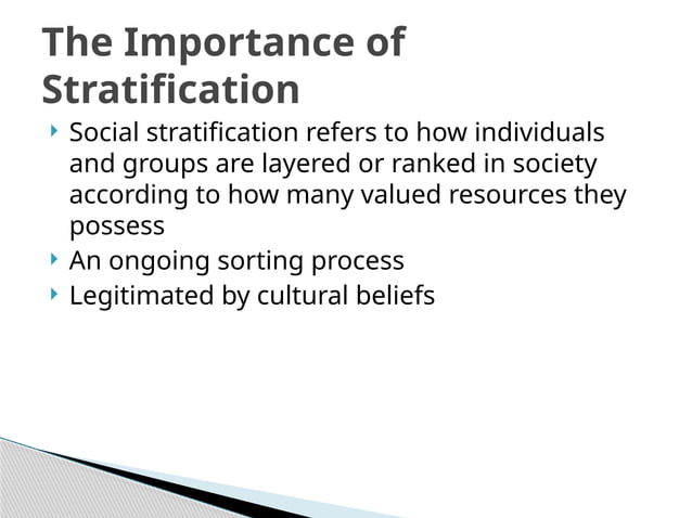 Social Stratification..................... | PPTX
