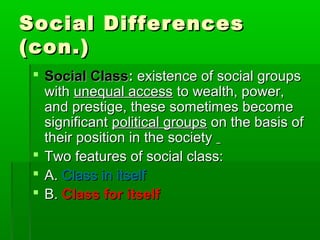 Social stratification systems | PPT