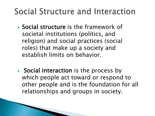 Social structure | PPT
