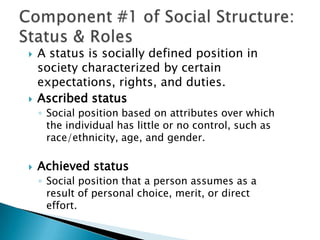 Social structure | PPTX