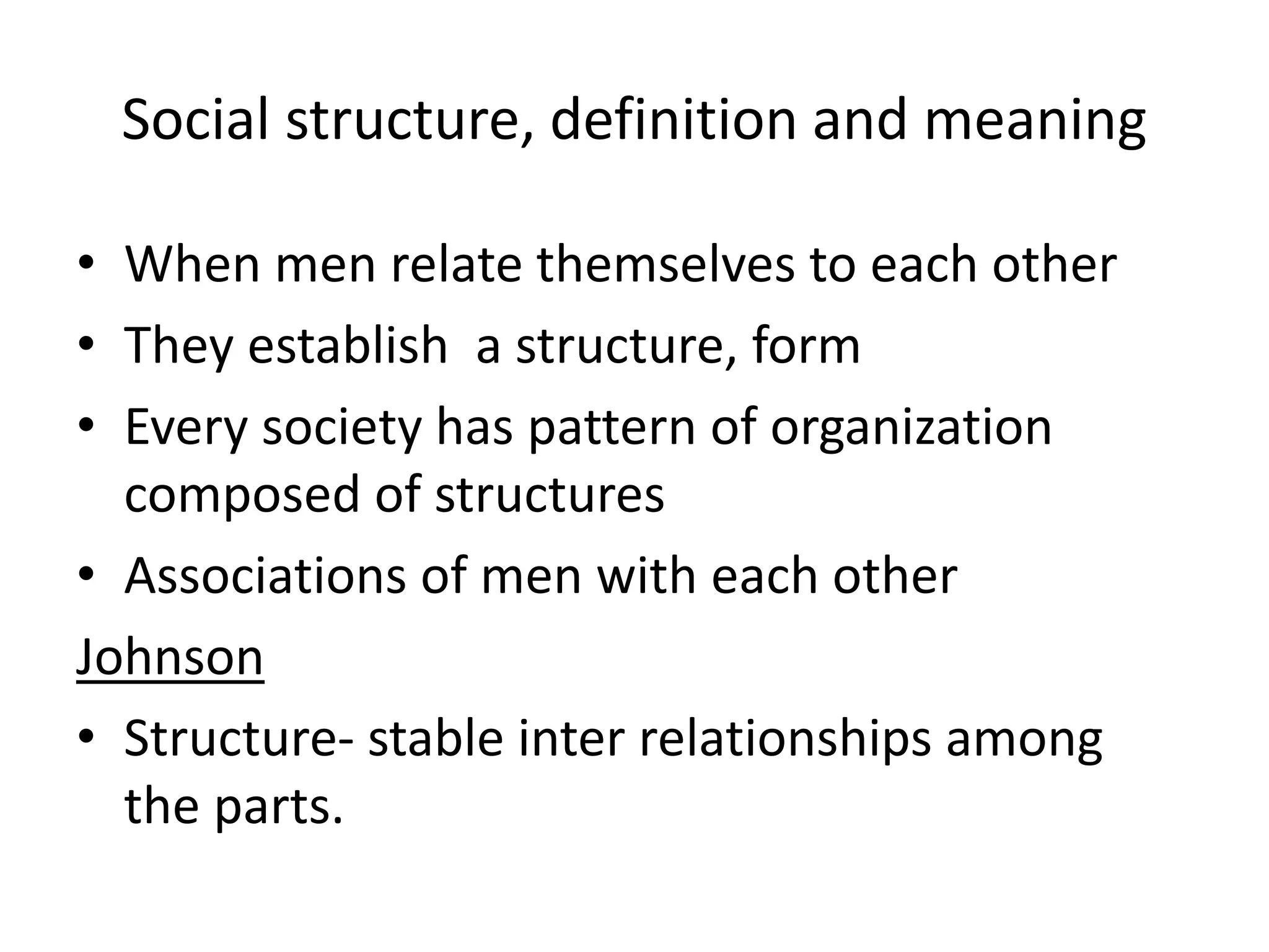 Social structure (Sociology) | PPTX