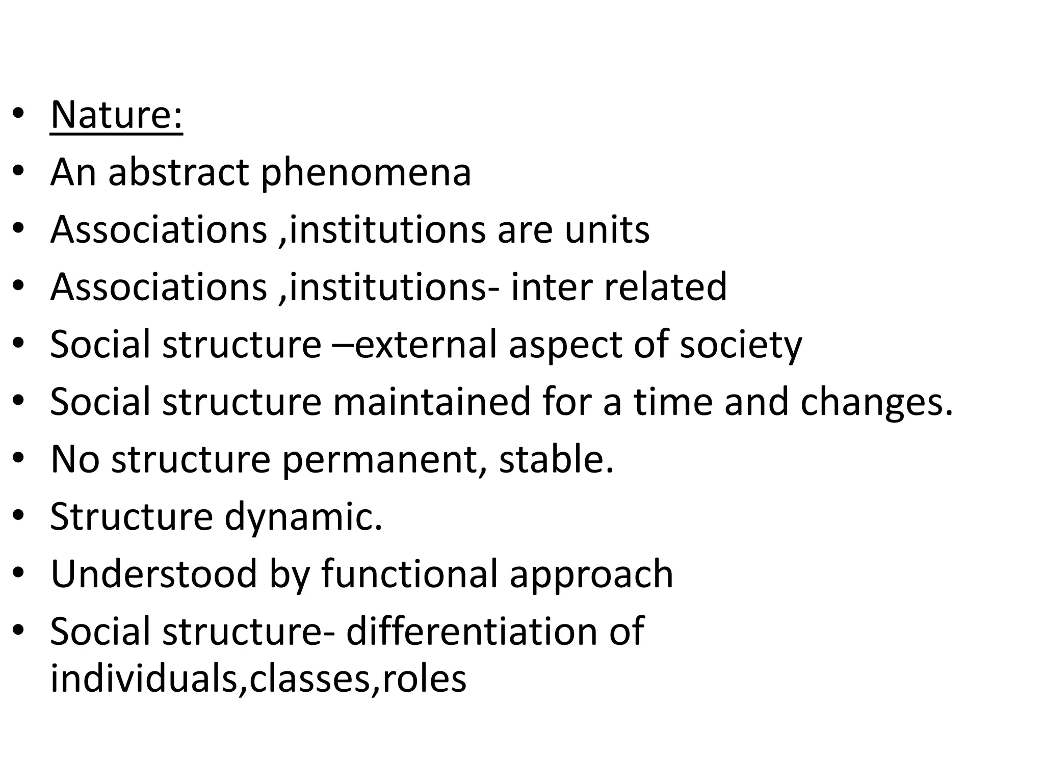 Social structure (Sociology) | PPTX