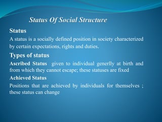 Social structure | PPTX