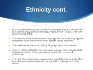 Tswana Social structure | PPT