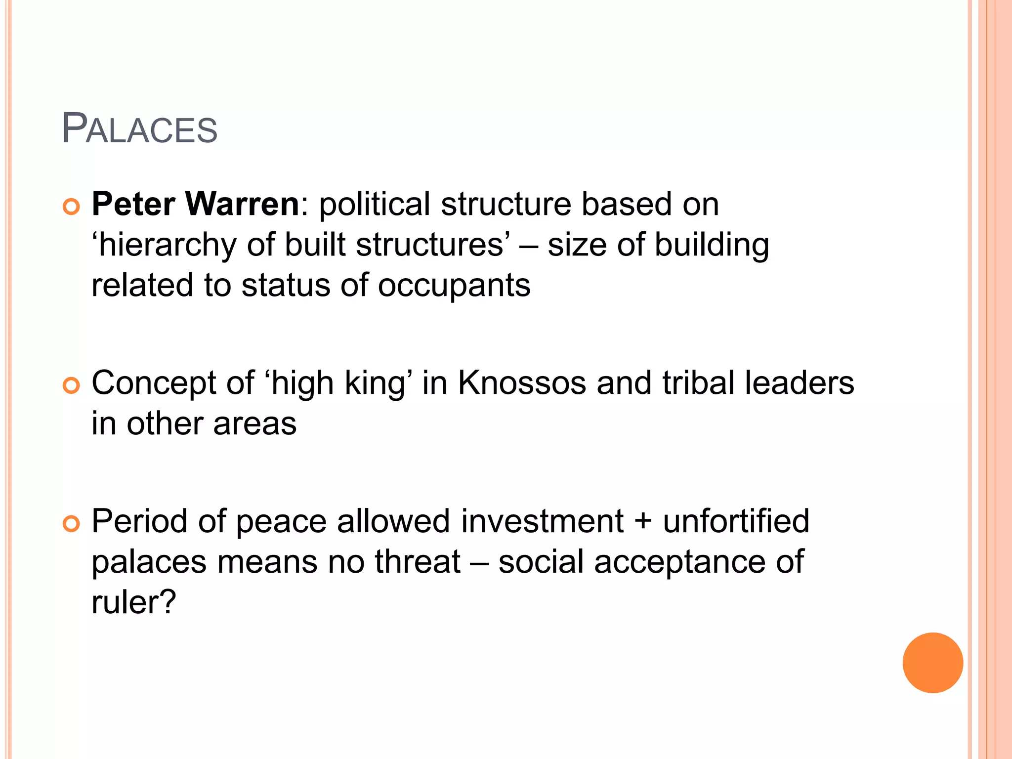 Minoan Social structure - identity of ruler | PPTX