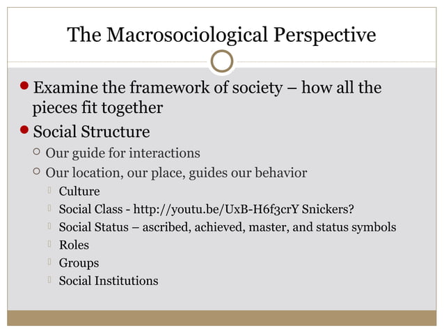 Social structure and social interaction | PPT