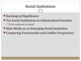 Social structure and social interaction | PPT