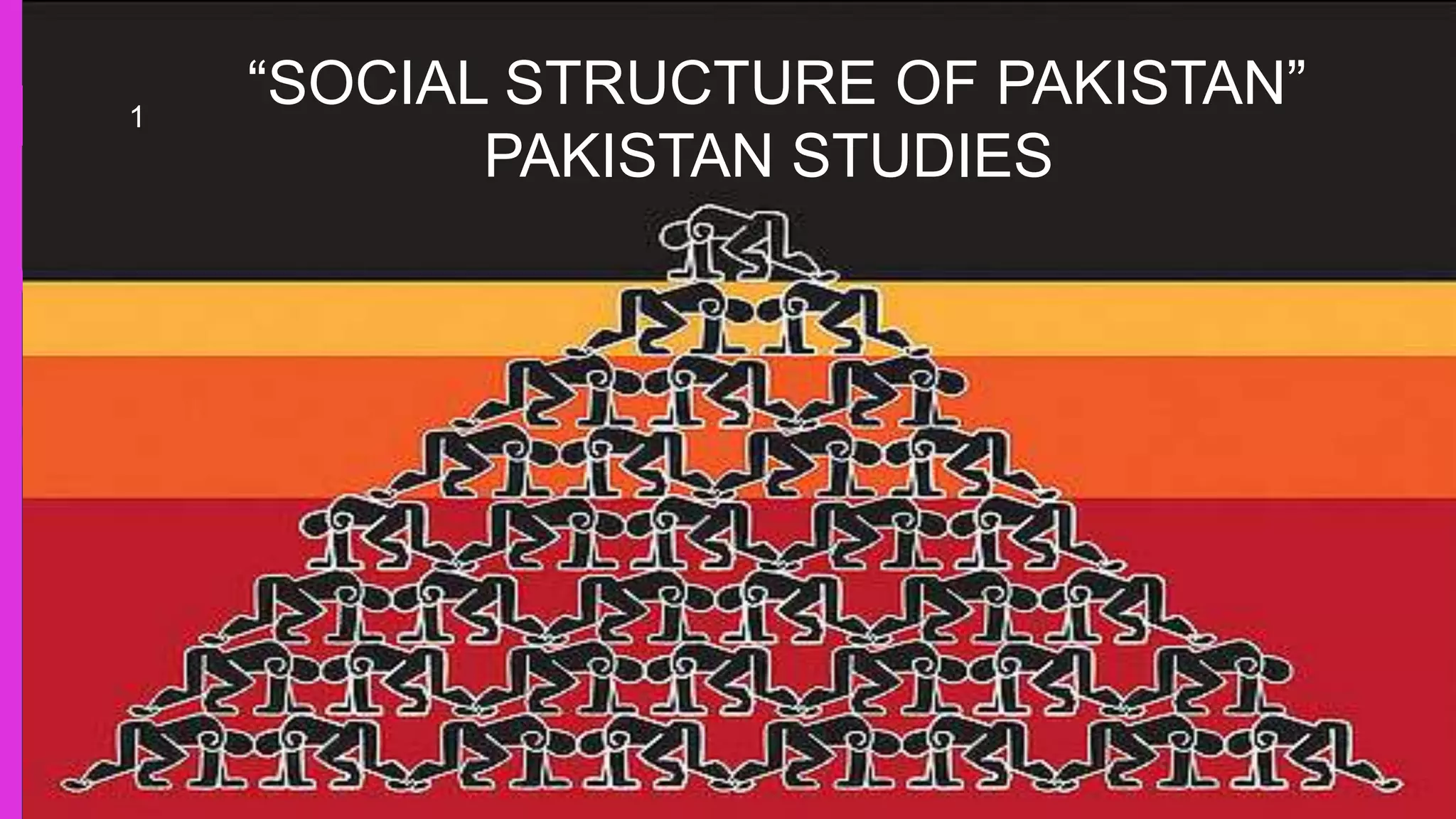 Social Structure of Pakistan | PPTX
