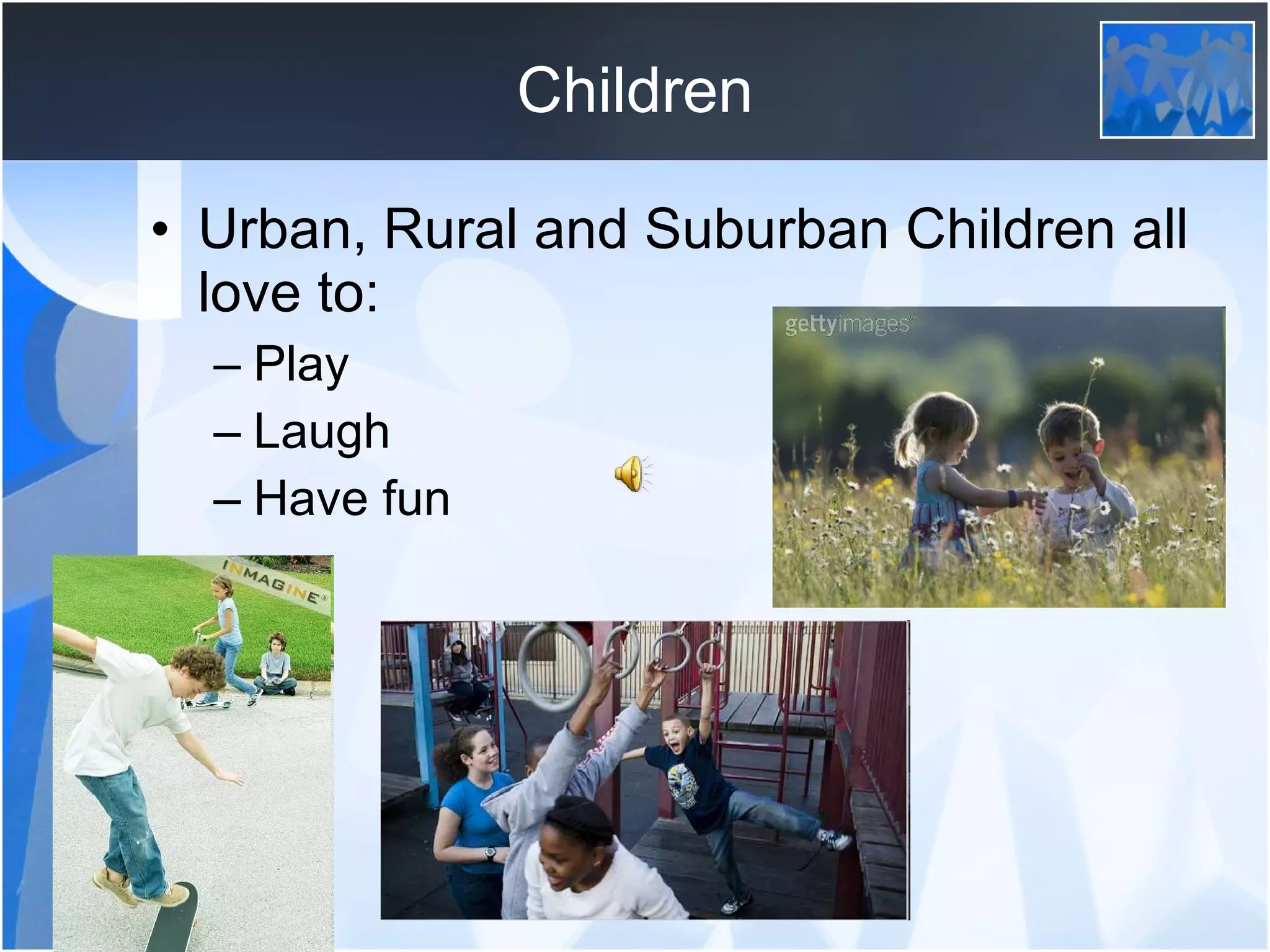 Community types: urban, rural and suburban. | PPT
