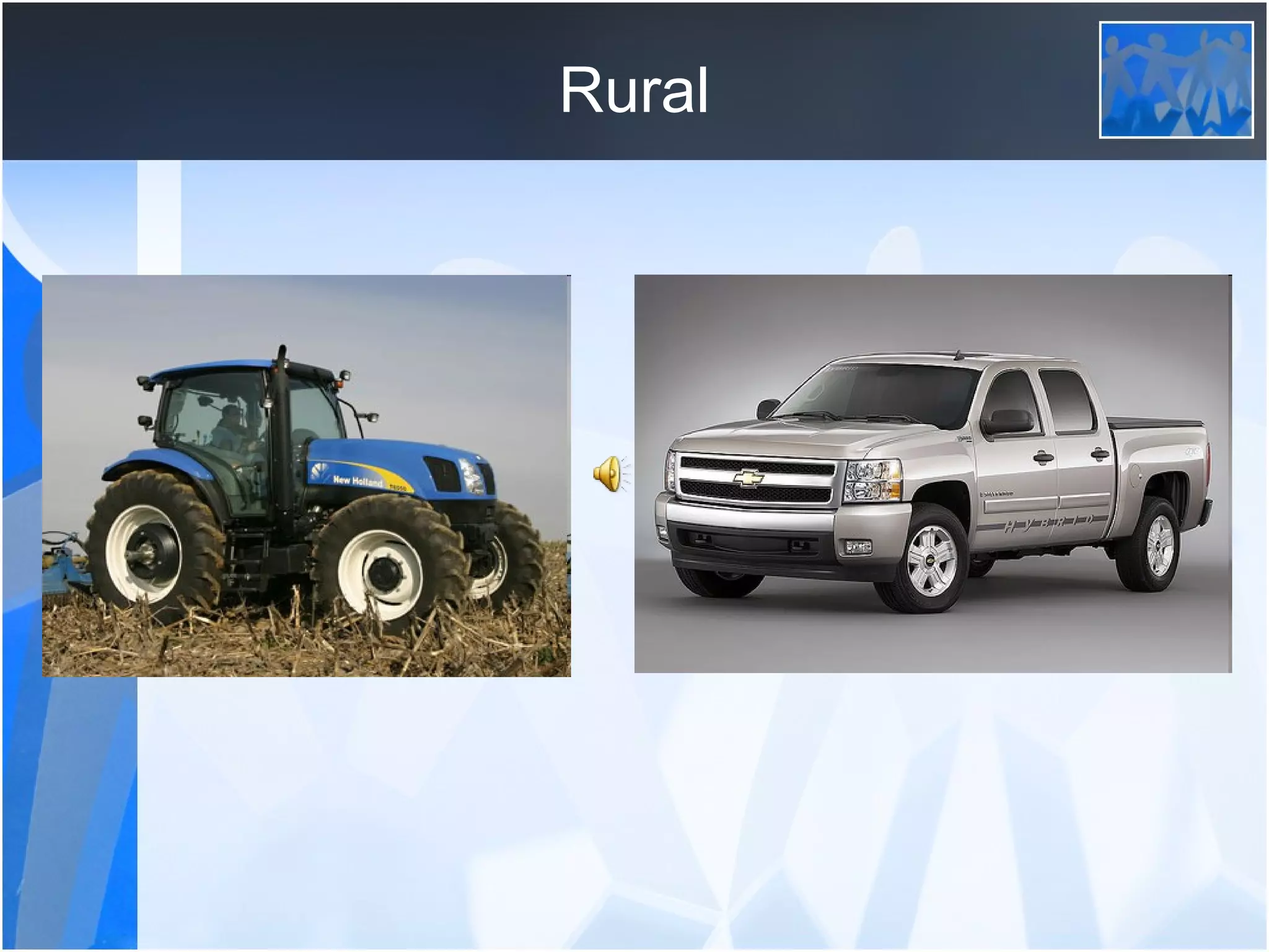 Community types: urban, rural and suburban. | PPT