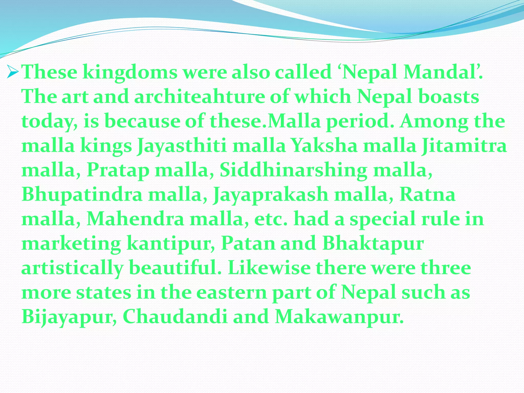 History of Nepal | PPTX