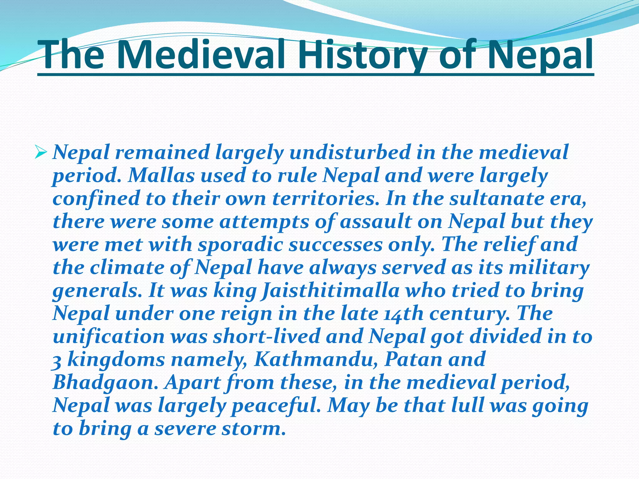 History of Nepal | PPTX