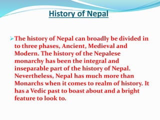 History of Nepal | PPTX