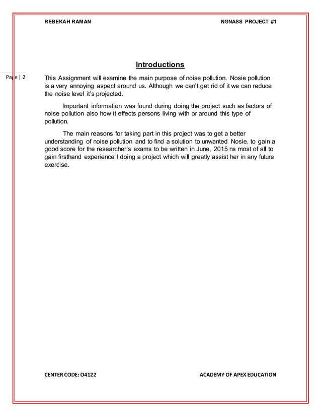 Social studies Grade Nine Project | PDF