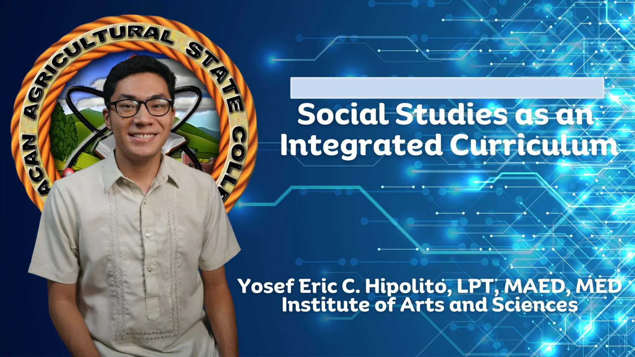 Social studies as an integrated curriculum | PPTX