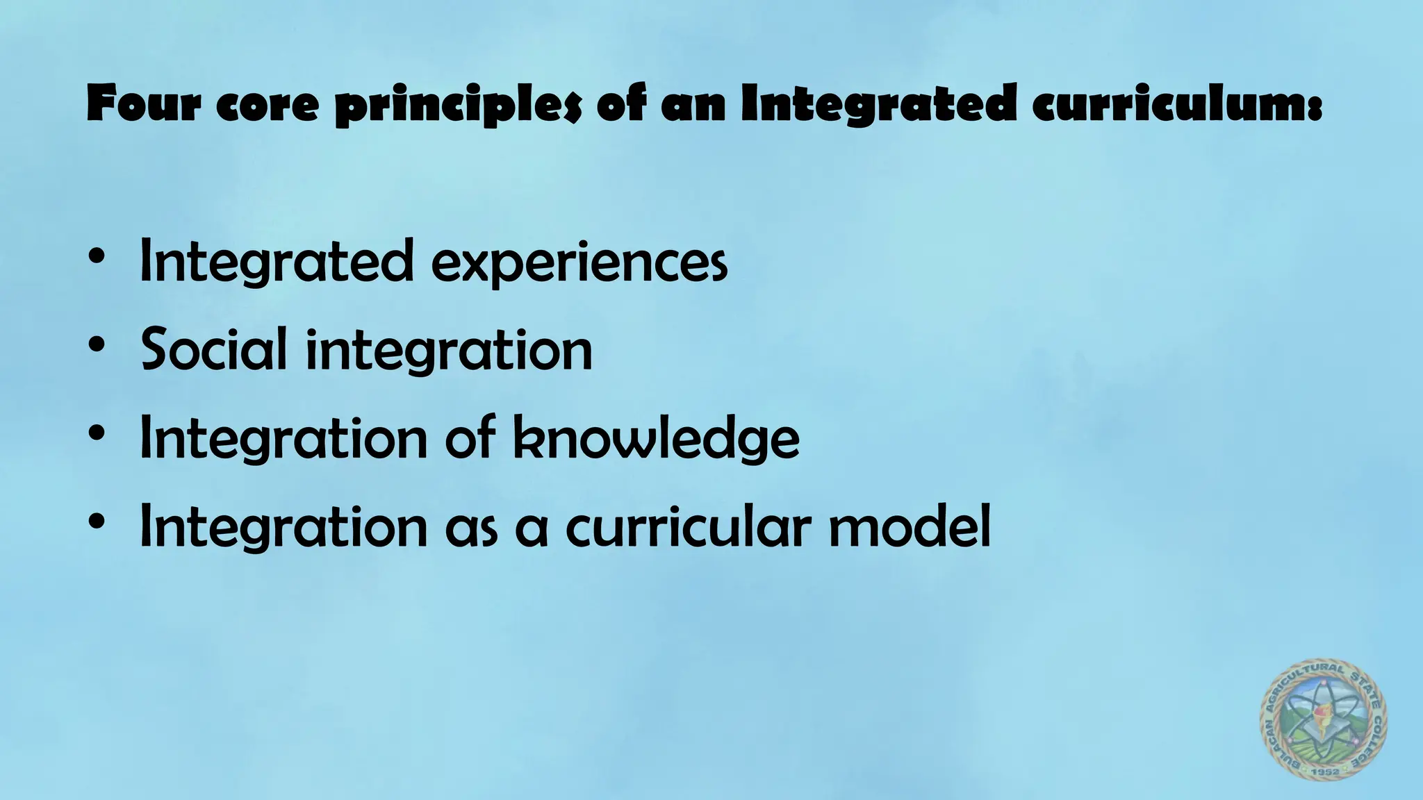Social studies as an integrated curriculum | PPTX