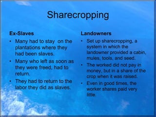 Social Studies Grade 5 Chapter 3 lessons 3 and 4 Reconstruction and Its ...