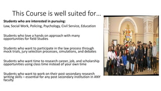 Social studies courses | PPTX