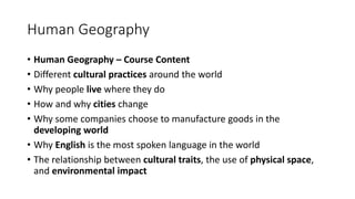 Social studies courses | PPTX
