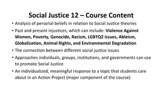 Social studies courses | PPTX