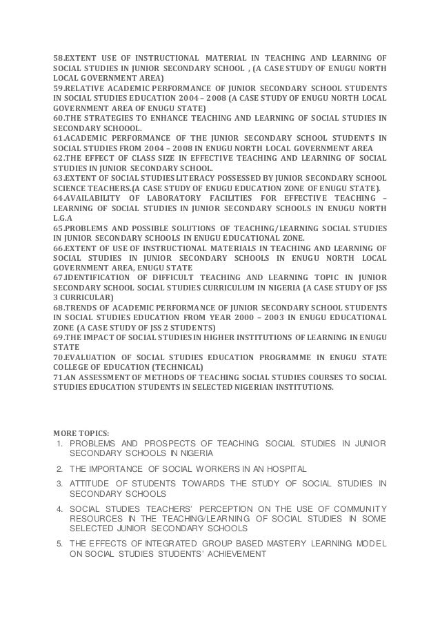 Social studies education project materials 8 | DOCX