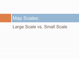 Geography Skills: Scale | PPTX
