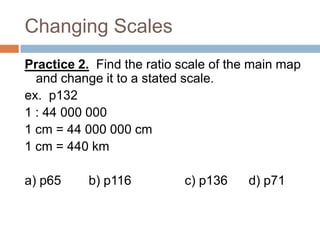 Map Scale Practice