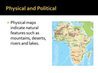 Geography Skills - Thematic Maps & Climate | PPTX