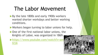 Progressive Era | PPTX | National & Civic Holidays | Holidays
