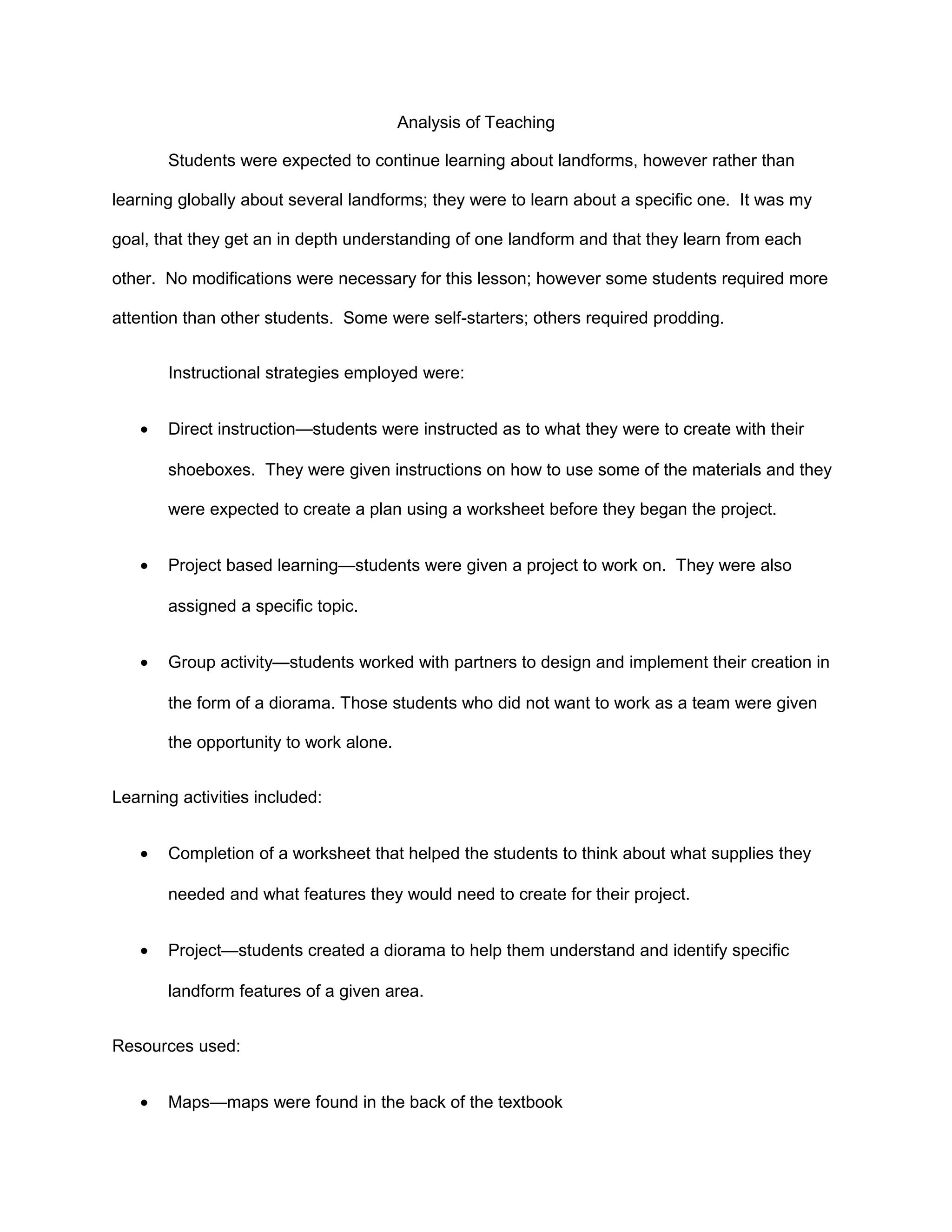 Social studies lesson plan #3 | DOC