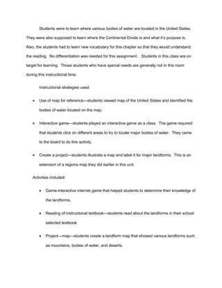 Social studies lesson plan #4 | PDF