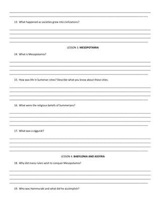 Social studies Quarter 1 Revision Questions | PDF | Geography | Science