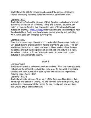 Social studies performance tasks 1,2,3 | DOCX