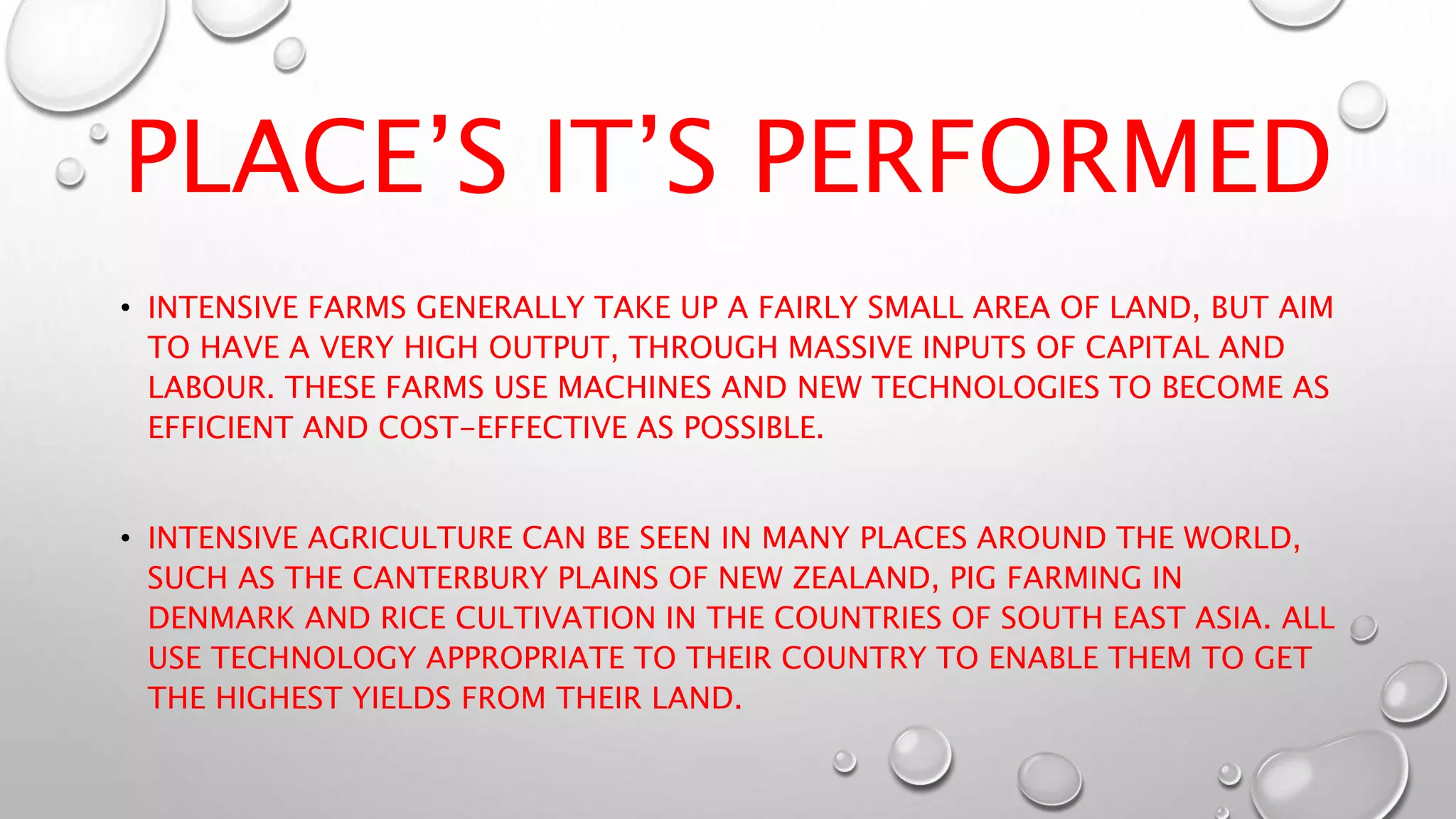 Intensive and Extensive Farming | PPTX