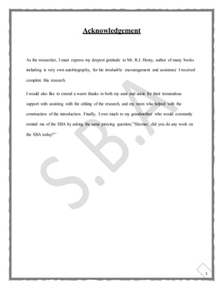 Social studies (sba) | DOCX