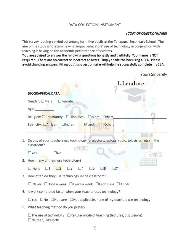 Social Studies (SBA Sample) | DOCX
