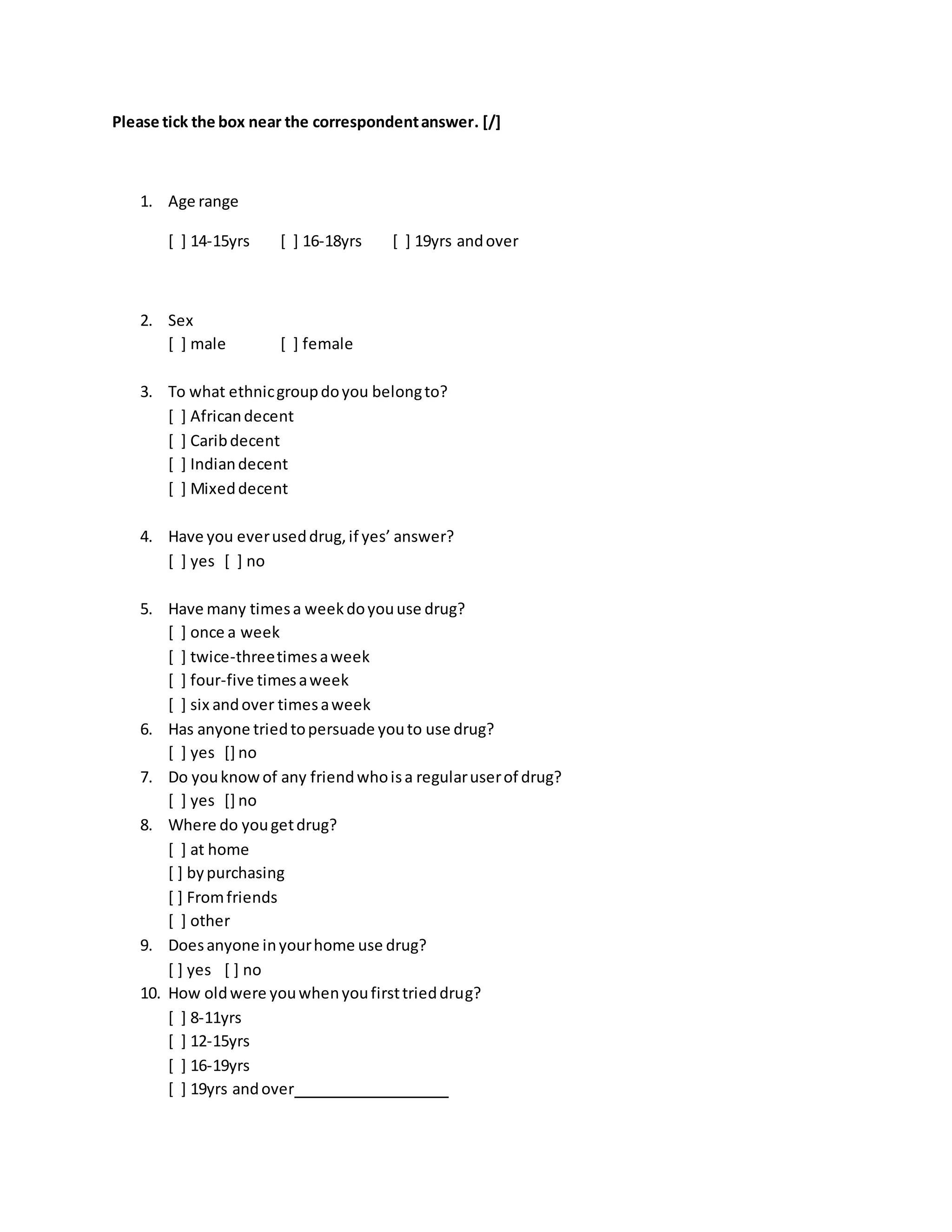 Social studies sba on drugs (approved) | DOCX