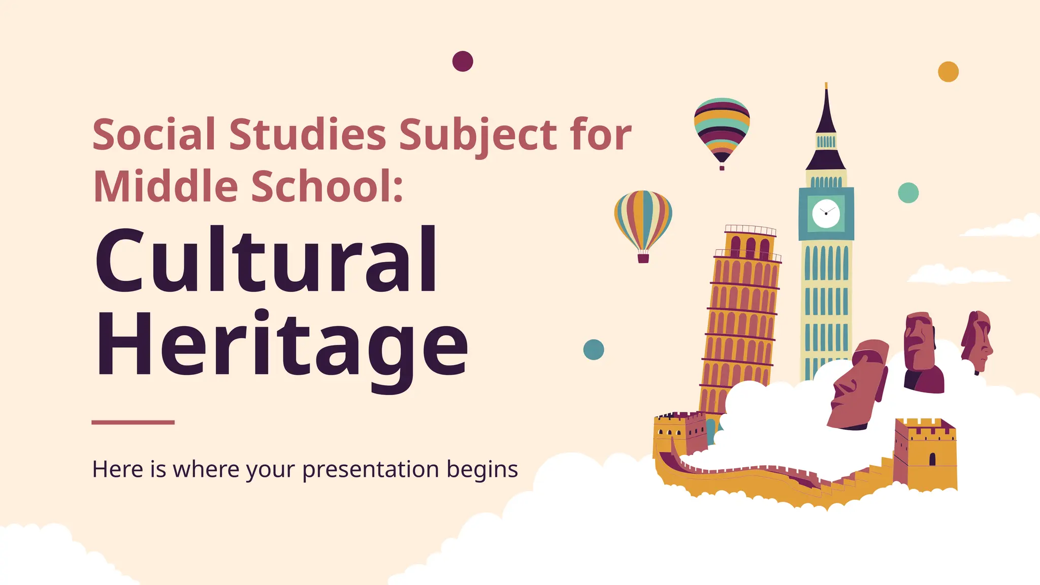 Social Studies Subject for Middle School_ Cultural Heritage by Slidesgo ...