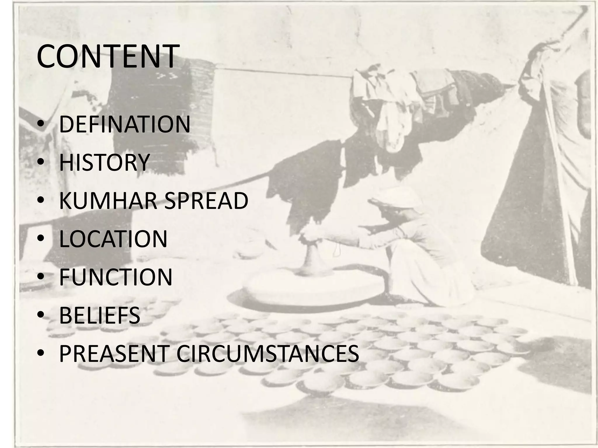 SOCIAL STURUCTURE AND FUNCTIONS OF KUMHAR SOCIETY GROUP | PPTX