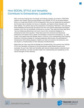 Social Style and The Extraordinary Leader Whitepaper | PDF | Business Administration | Business