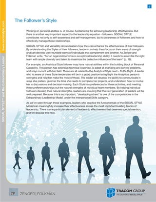 Social Style and The Extraordinary Leader Whitepaper | PDF | Business ...