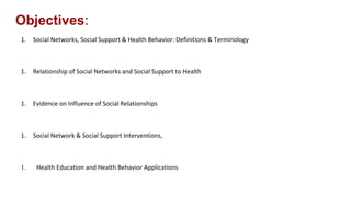 Social support & network | PPTX