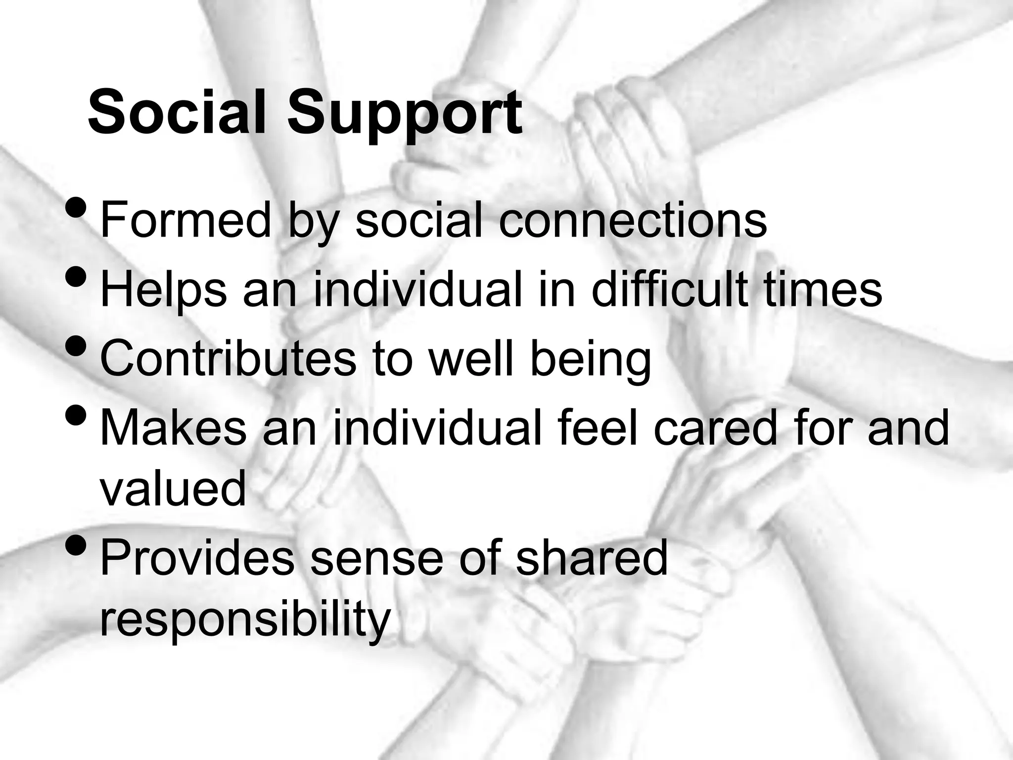 Social support presentation final | PPTX