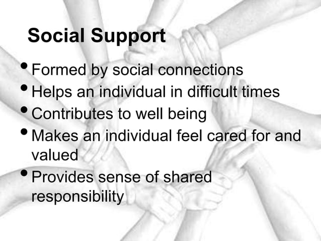 Social support presentation final | PPTX