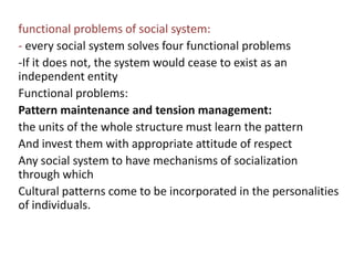 Social system (Sociology) | PPTX