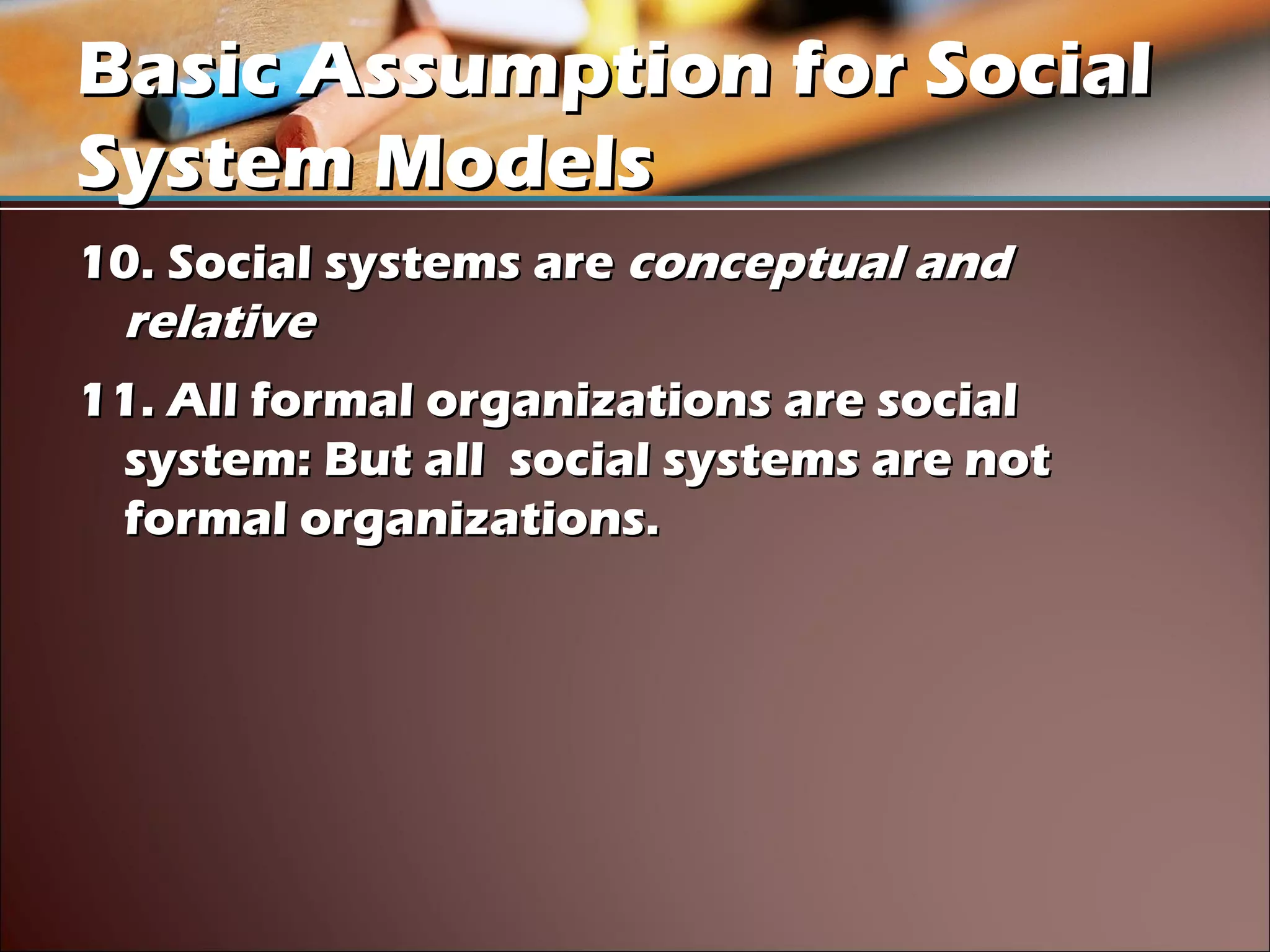 Social system of a school | PPT